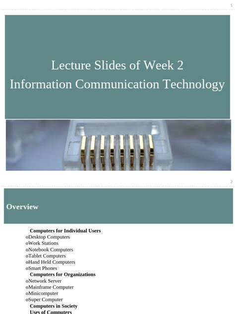 Lecture Slides Of Week 2 Pdf Personal Computers Laptop