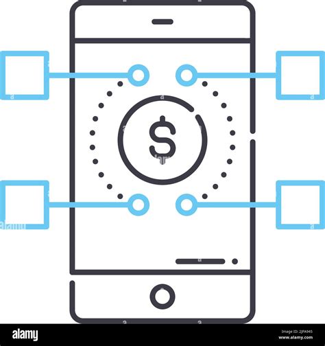 Payment Method Line Icon Outline Symbol Vector Illustration Concept Sign Stock Vector Image