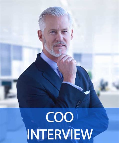 25 Chief Operating Officer Coo Interview Questions And Answers