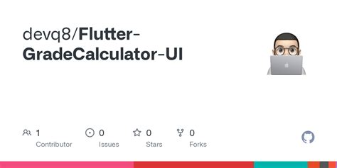 GitHub Devq Flutter GradeCalculator UI