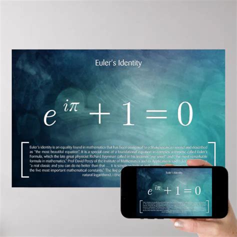 Eulers Identity Math Poster Zazzle