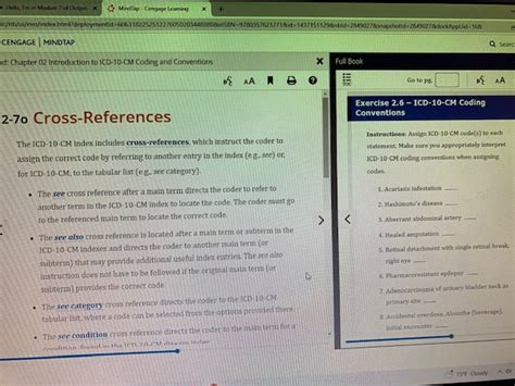 hello i m in module 2 of outpatient coding exercise 2 6 icd 10 cm