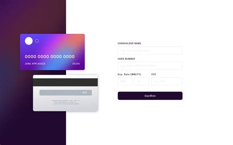 Frontend Mentor Interactive Card Details Form Using Html Css And Vanilla Js Coding Challenge