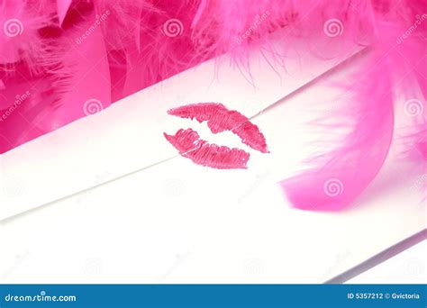 Sealed With A Kiss Stock Photo Image Of Mail Magenta