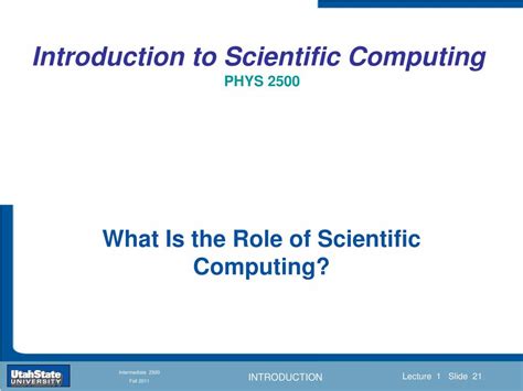 PPT Introduction To Scientific Computing PHYS PowerPoint Presentation ID
