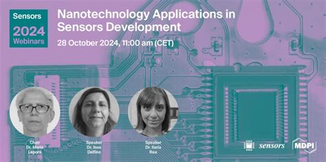 Sensors Mdpi On Linkedin 🎉sensors Webinar Nanotechnology Applications