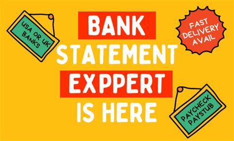 Convert Your Bank Statement Pdf As You Want By Aysha56 Fiverr