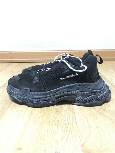 [진품가품] 발렌시아가 Balenciaga 남성슈즈 발렌시아가 트리플s 더티블랙 필웨이 Feelway