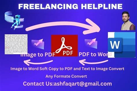 i will do image to pdf word excel text and any format convert for