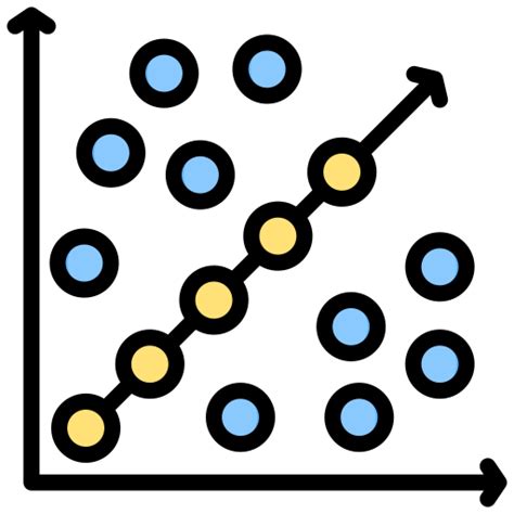 regression generic color lineal color icon