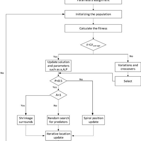 Flowchart Of The De Woa Algorithm Download Scientific Diagram