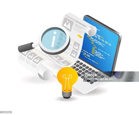 Designing Web Blog Layouts In A Professional Programming Language Stock Illustration Download