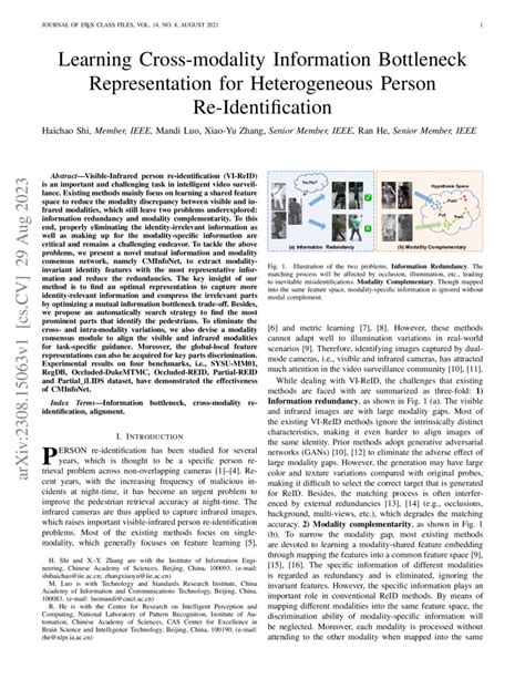 Learning Cross Modality Information Bottleneck Representation For