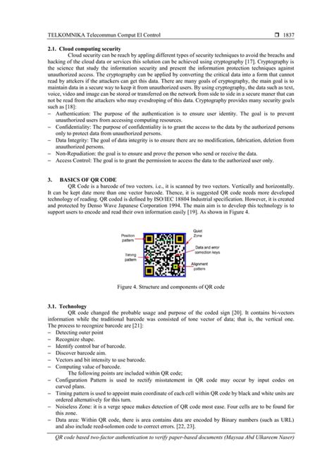 Qr Code Based Two Factor Authentication To Verify Paper Based Documents