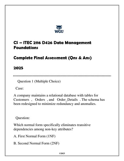 cs itec 2116 d426 data mgt foundations complete fa 2025 with solns scholarfriends