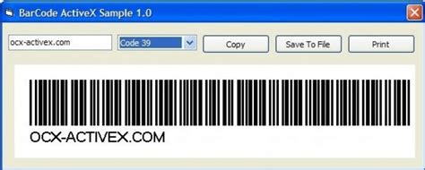 Barcode Label ActiveX Download OCX Control For Software Developers