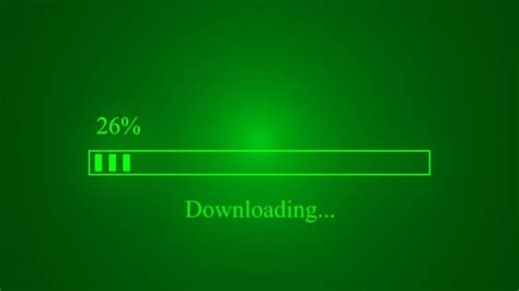 Loading Bar Progressing Animation 100 Percent Countdown Loading Bar