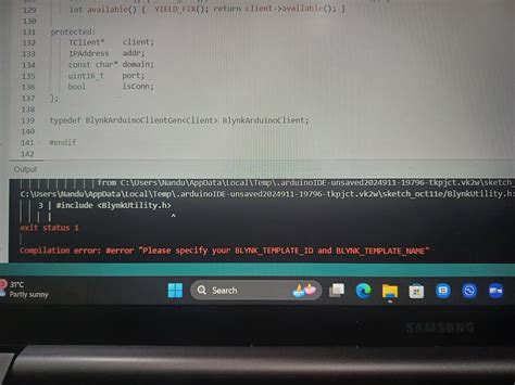 Compilation Error With Blynksimpleesp32h Need Help With My Project