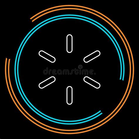 vector loading progress computer graphic symbol isolated stock vector illustration of