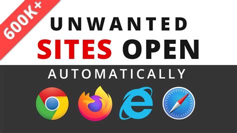 Stop Unwanted Sites Open Automatically In Chrome Firefox Stop Browser Popup Ads Youtube