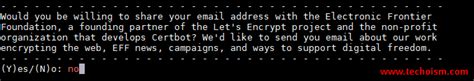 How To Install Certbot Ssl Certificate To Secure Nginxapache On Rhel