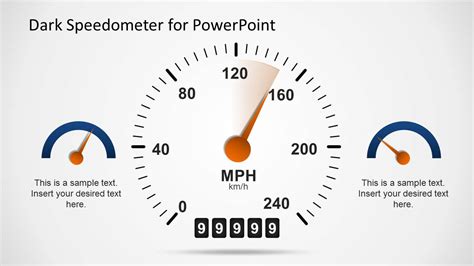 Dark Speedometer Template For Powerpoint Slidemodel