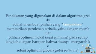 Algoritma Greedy PPTX