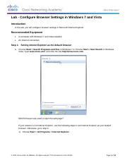 Lab Configure Browser Settings In Windows And Vista Lab Configure Browser