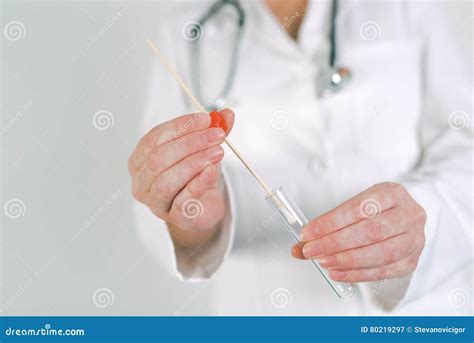 Female Forensic Technician Collecting Biological Specimen In DNA Stock Image Image Of Genetic