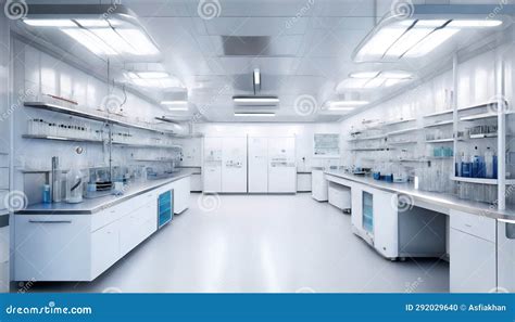 Modern Scientific Laboratory Internal Stock Illustration Illustration Of Workplace Research