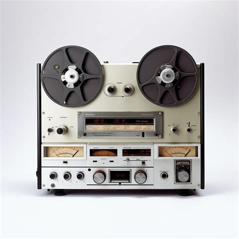 Premium Photo Retro Cassette Record Player Audio Player