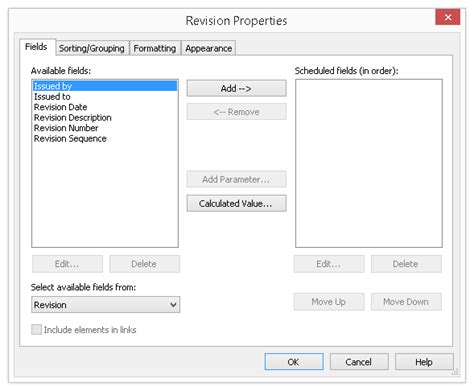 Customize Revision Schedule Header LEARNING REVIT