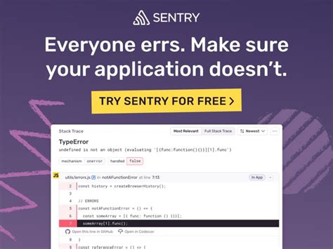 Sentry On Linkedin Application Performance Monitoring And Error Tracking