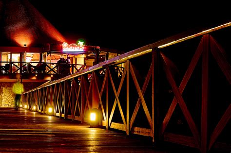 무료 이미지 빛 산책로 다리 밤 레스토랑 저녁 어둠 소니 장시간 노출 Nightshot Hff 금요일 Ilce7m2 오키나와