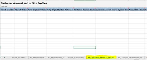 Oracle Applications Blog How To Update Customer Informations Through Fbdi In Oracle Cloud
