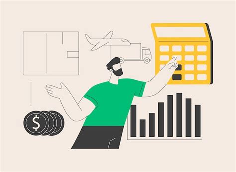 premium vector supply chain analytics abstract concept vector