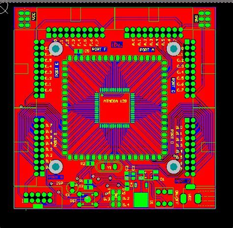 idr avr128 atmega128 board · idr