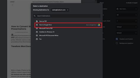 How To Get Save To Google Drive For PDFs In Google Chrome Beebom