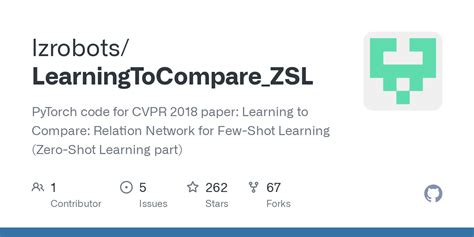 GitHub Lzrobots LearningToCompare ZSL PyTorch Code For CVPR Paper Learning To Compare