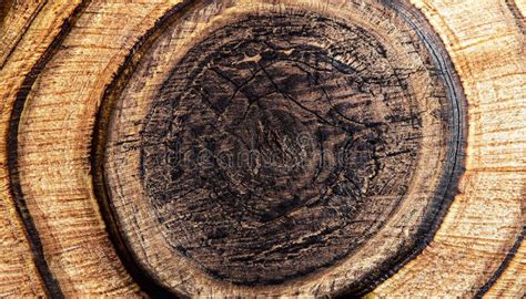 Macro Photo Of An Ebony Treeround Surface With Wood Texture Stock Illustration Illustration