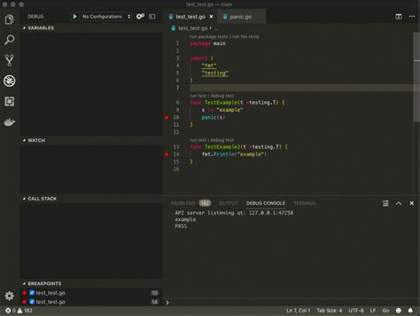 Debugger Local Variables Frozen After Go Panic Issue 2444