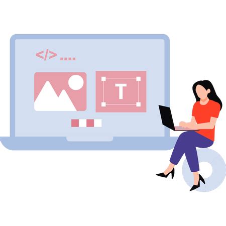 Female Coder Illustrations Free Download In SVG PNG