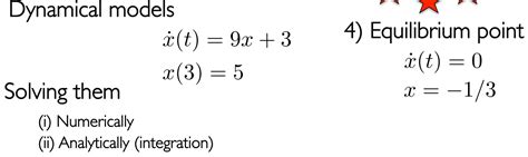 Solved Dynamical Models 4 Equilibrium Point Solving Them
