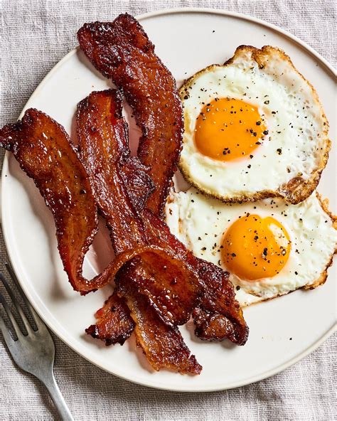 Fried Eggs And Bacon