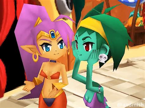 Shantae Rottytops And Risky Boots Shantae And 2 More Drawn By