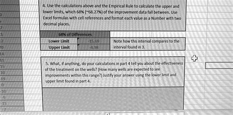 4 Use The Calculations Above And The Empirical Rule To Calculate The