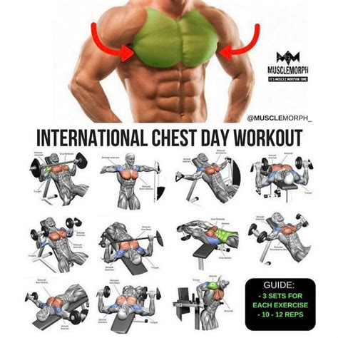 Chest Exercises Fitness Workouts Fitness Motivation Gym Workout Tips