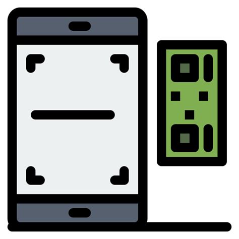 Qr Code Flatart Icons Lineal Color Icon