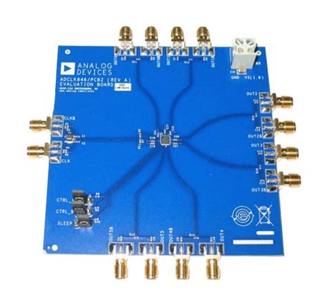 ADCLK846/PCBZ - Analog Devices - Evaluation Board, ADCLK846BCPZ, Clock ...