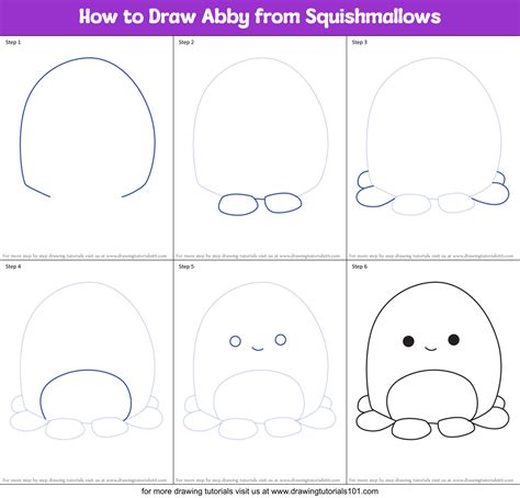How To Draw Abby From Squishmallows Squishmallows Step By Step DrawingTutorials101 Com
